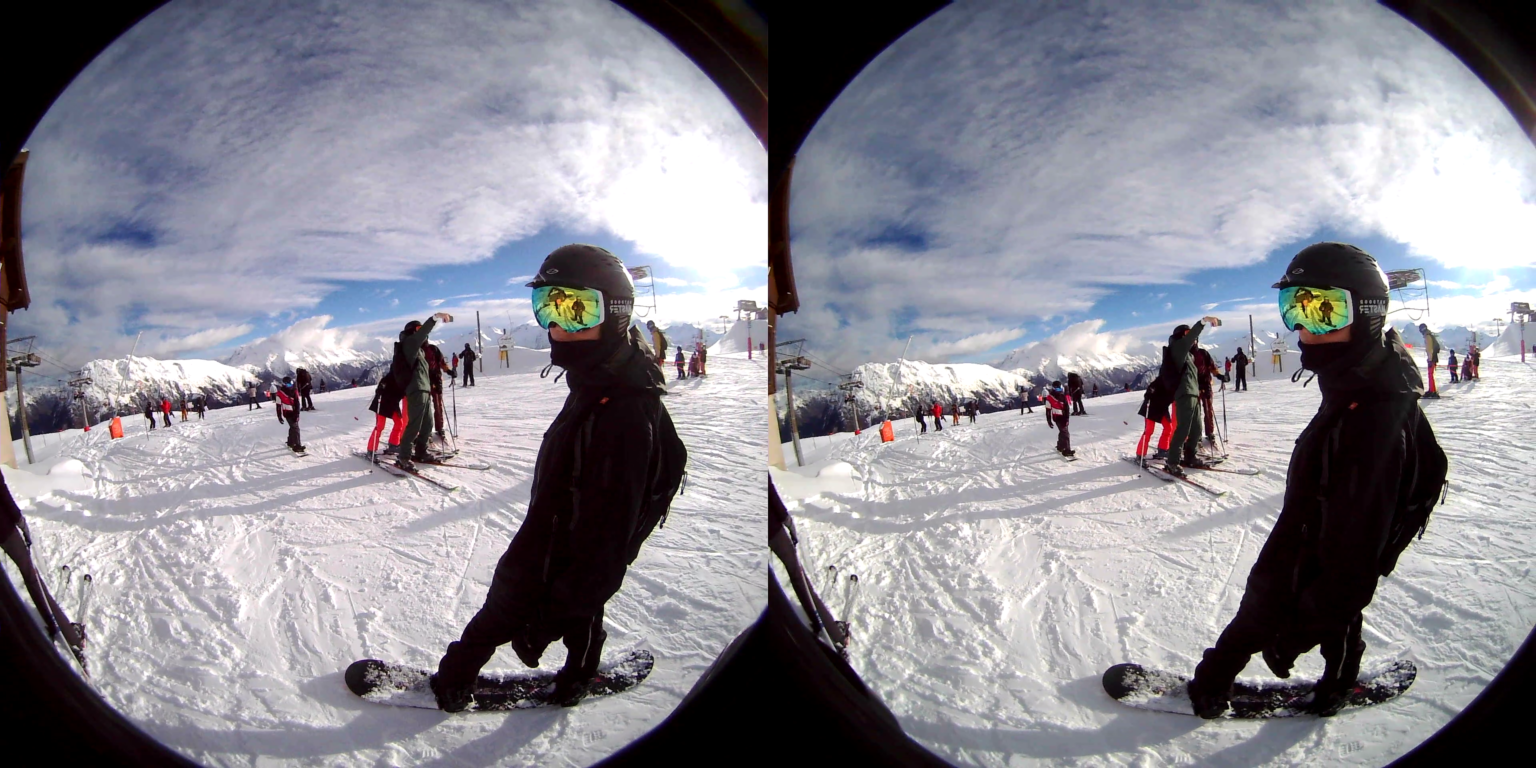 The 3D VR 180 video format - Side by Side - VR.cam