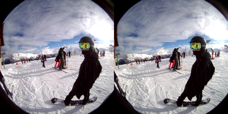 The 3D VR 180 video format - Side by Side - VR.cam